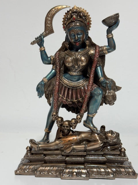 Statue of Hindu Goddess KALI Stepping on Shiva's Chest – Dutch Hospital ...