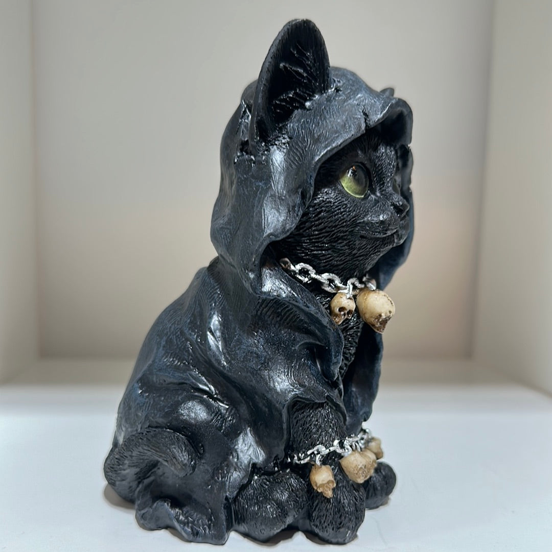 Reapers Feline Cloaked Grim Reaper Cat Figurine – Dutch Hospital Luxury ...