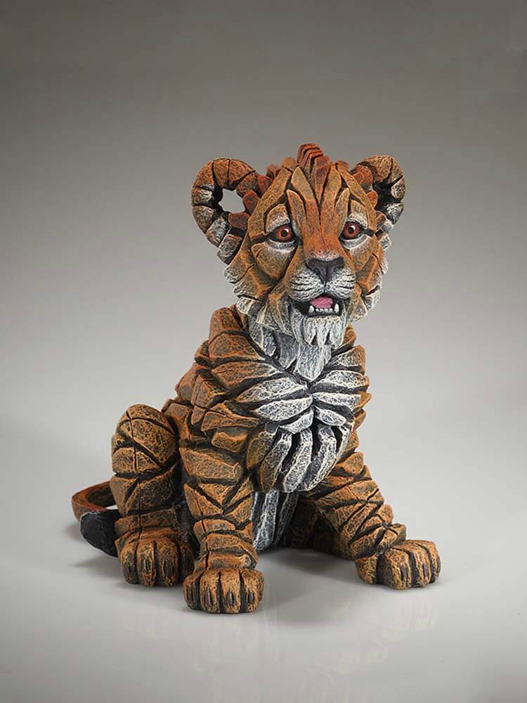 Lion Cub Statue by Edge Sculpture, 22cm – Dutch Hospital Luxury Lifestyle