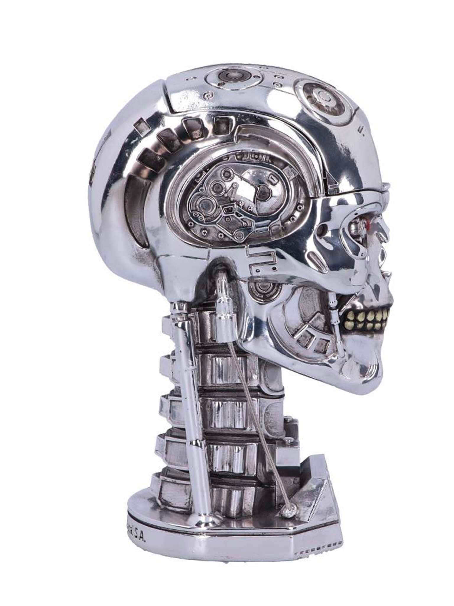Terminator 2 Robotic Head Skull Box, 21cm – Dutch Hospital Luxury Lifestyle