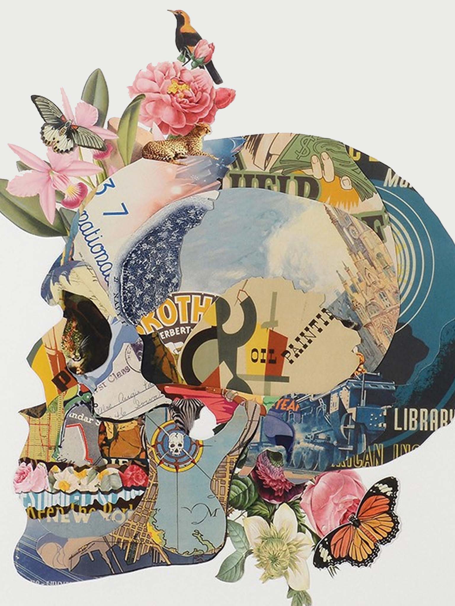 Large Skull Collage Picture 3D | The Dutch Hospital (Luxury Lifestyle)
