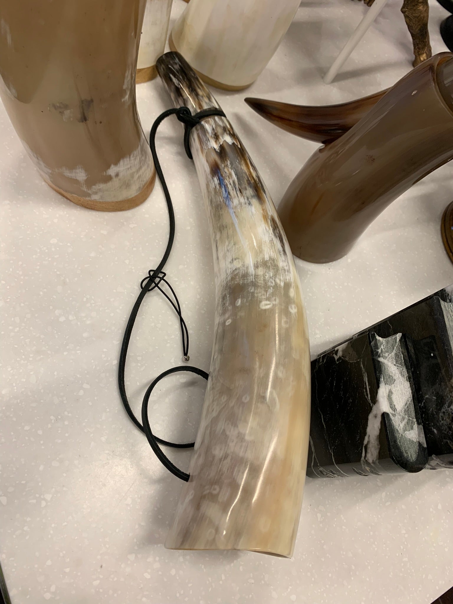 Natural Cow Horn Bugle, Viking Bugle, 45cm – Dutch Hospital Luxury ...