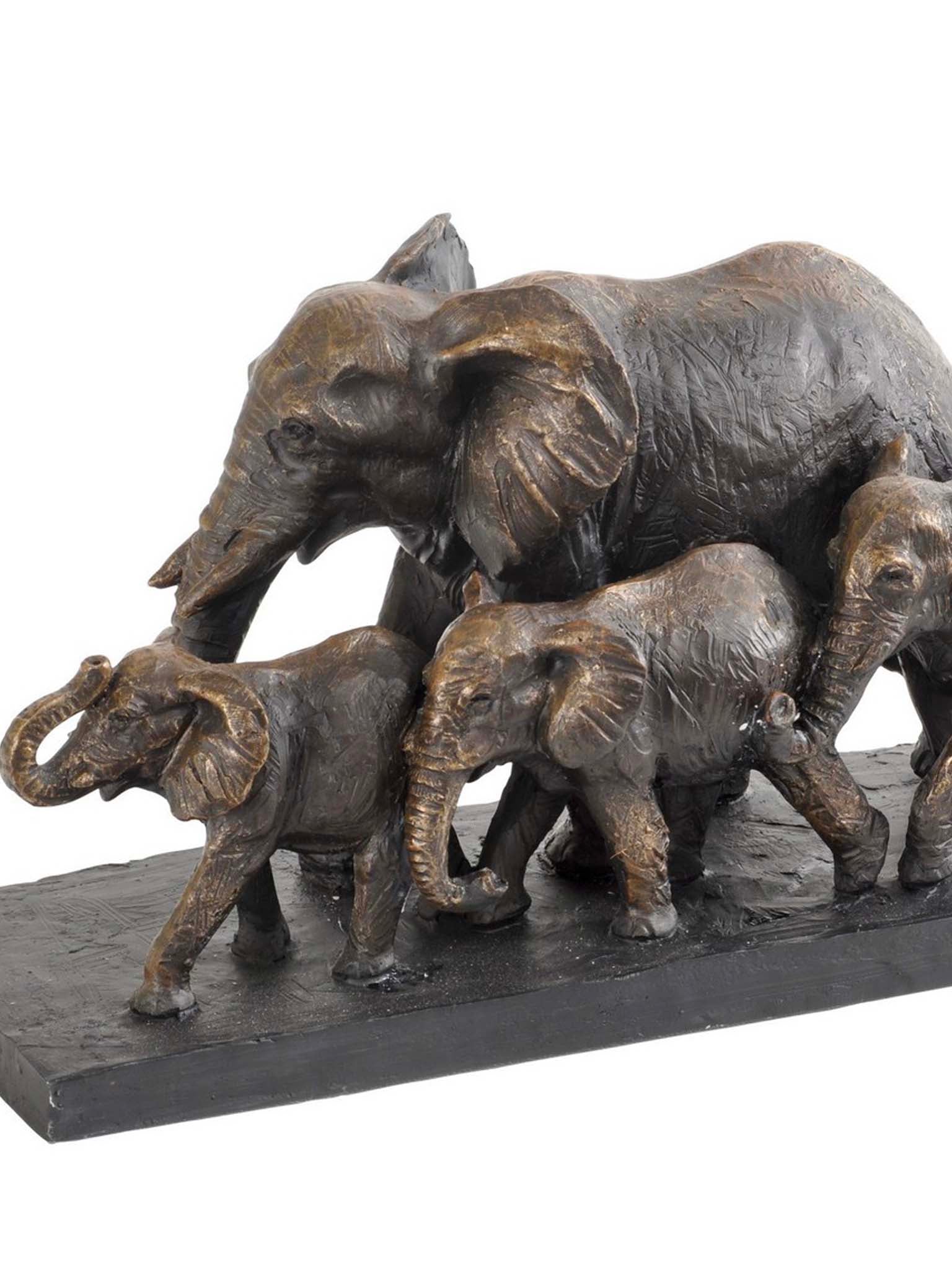 Elephant Parade, Family of Elephants, Antique Gold, 36cm – Dutch ...